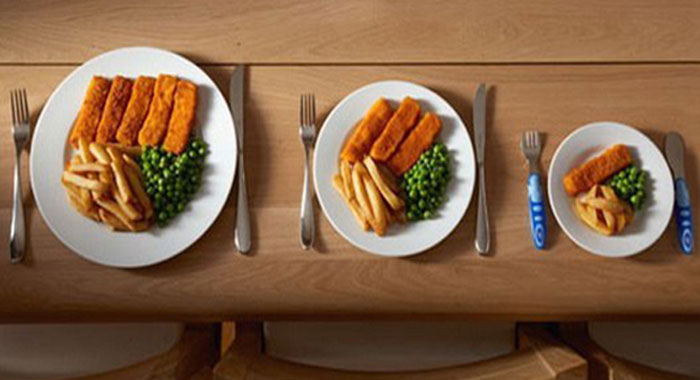 ¿El tamaño de la ración debería seguir un estándar?